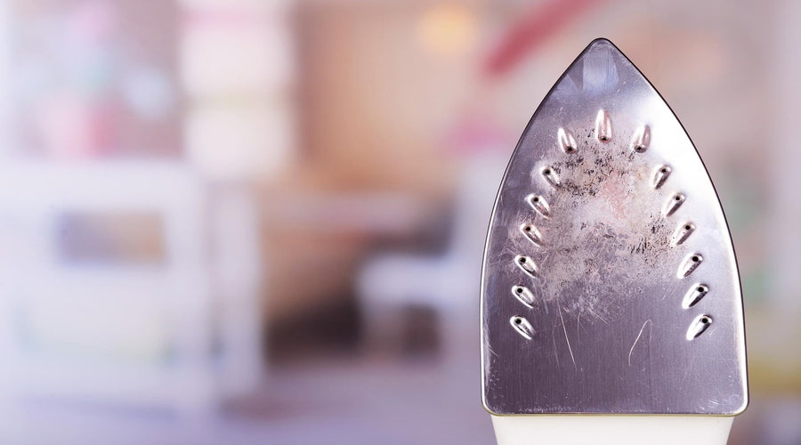 A dirty steam iron can leave stains, drag on fabrics, and even ruin ...
