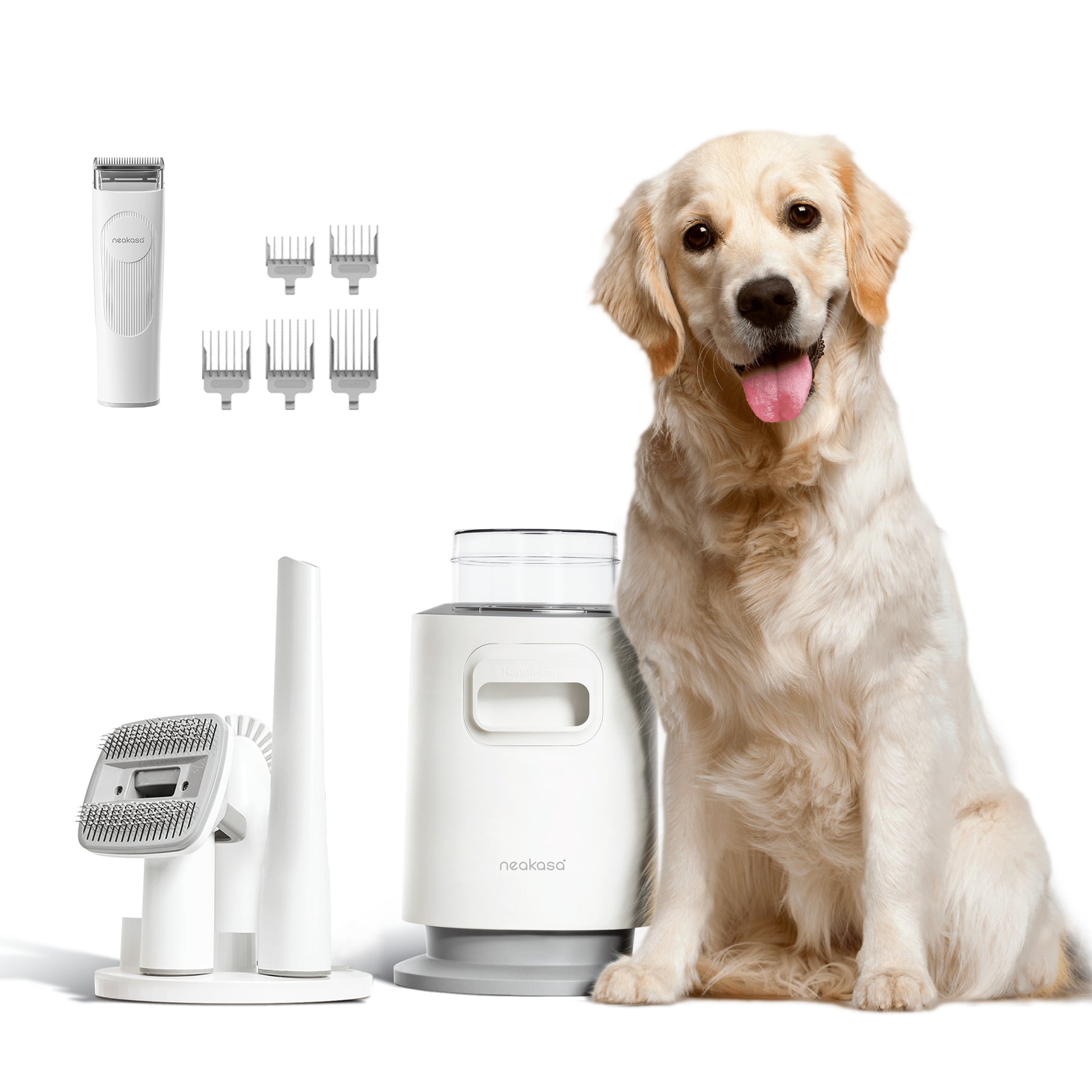 Neakasa P0 Pet Grooming System | Quiet Grooming Vacuum Kit