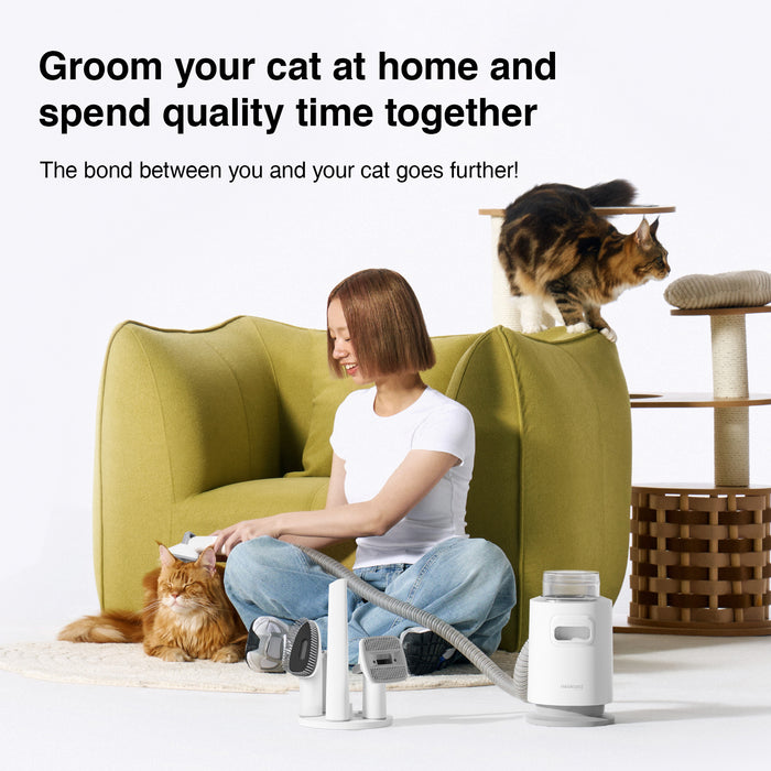 Neakasa P0 Cat Grooming Kit | Quiet Grooming Vacuum Kit | Neakasa Official