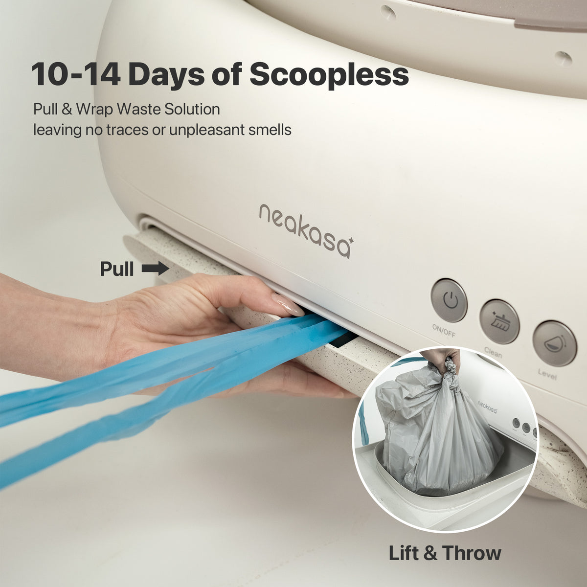 Neakasa M1 Lite Open Top Self Cleaning Cat Litter Box Neakasa Official