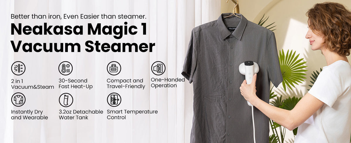 Neakasa Magic 1 Vacuum Steamer | Garment Steamer For Clothes | Neakasa ...